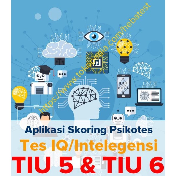 Jual HOT SALE!!! PAKET ALAT DAN APLIKASI SKORING PSIKOTES: TIU 5 & 6 ...