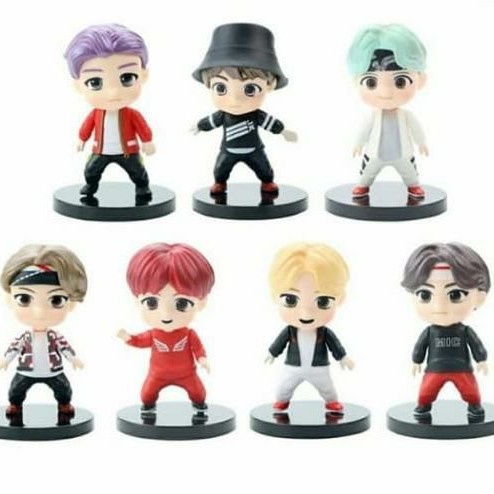 Jual MUST HAVE!! FIGURE BTS TINY TAN MIC DROP SET 7 BTS ARMY TERMURAH | Shopee Indonesia