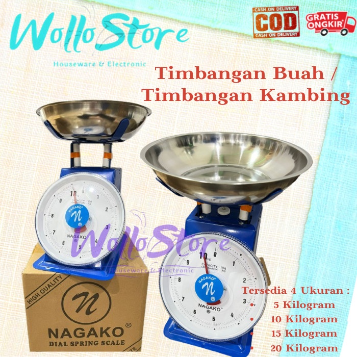 Jual ALAT DAPUR - TIMBANGAN BUAH SAYUR BERAS / TIMBANGAN KAMBING NAGAKO ...