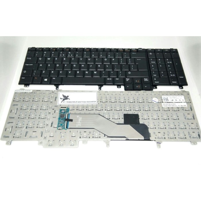 Jual Laptop Keyboard Dell Latitude E5520 E5530 E6520 E6530 M6600 Uk Layout Shopee Indonesia