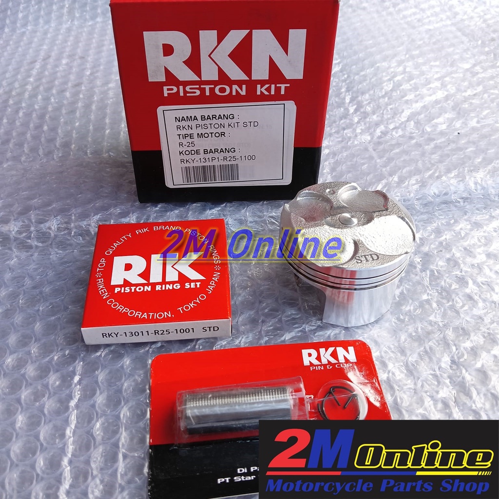 Jual Mdr Seher Piston Kit R25 OS STD Ring RIK Japan RKN RIKEN | Shopee ...