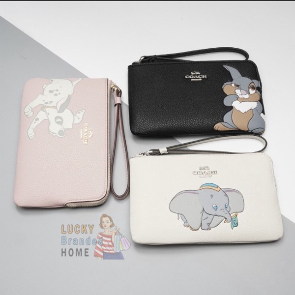Jual Dompet CH x DISNEY Wallet Corner Zip With Icon Leather ORIGINAL ...