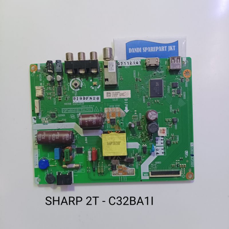 Jual MB led tv SHARP 2T C32BA1I - mainboard tv - mesin tv led | Shopee ...