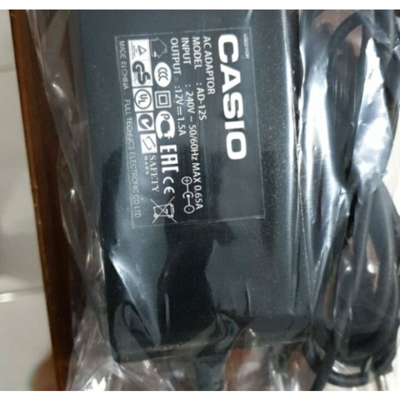Jual adaptor keyboard Casio seri ctk 651 bisa untuk seri lain garansi ...