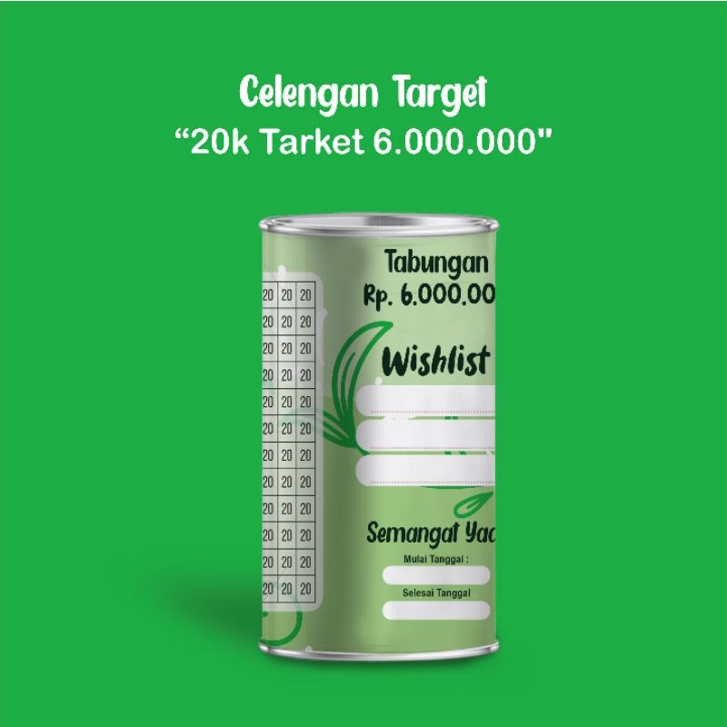 Jual Celengan target medium karakter (20rb get 6jt) | Shopee Indonesia