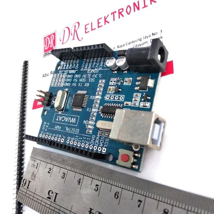 Jual Arduino Uno R3 Atmega328 SMD atmega 328 clone driver CH340 tanpa ...