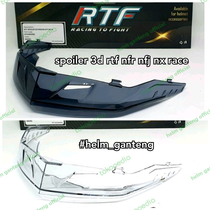 Jual SPOILER 3D VARIASI KYT NFJ NFR NX RACE MERK RTF | Shopee Indonesia