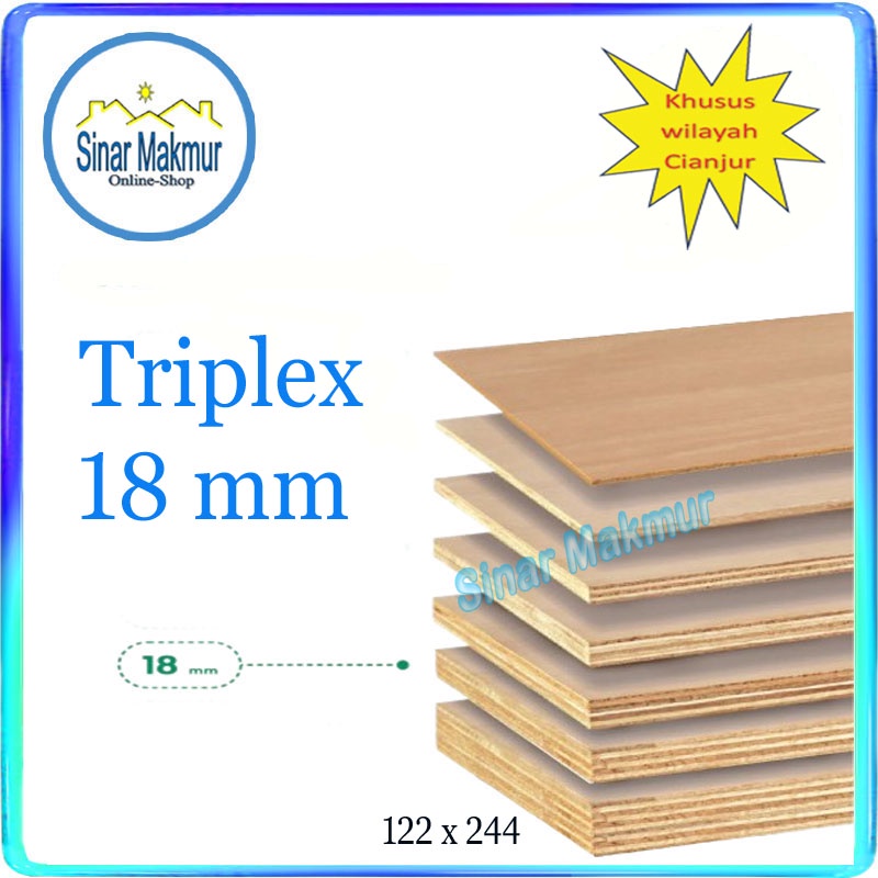 Jual Triplek Multiplek 18 MM | Shopee Indonesia