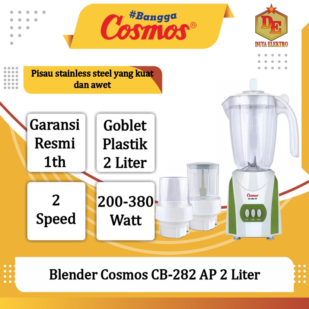 Jual Blender Cosmos CB 282 AP 2 Liter | Shopee Indonesia