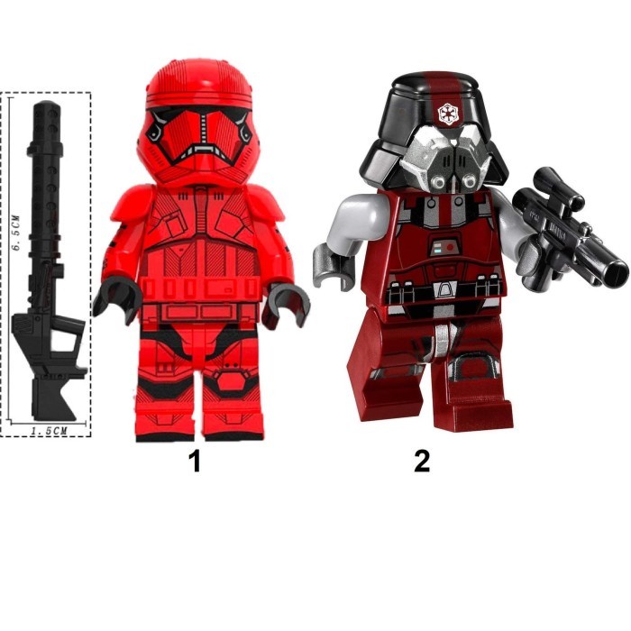 Jual Star Wars Sith Trooper Red Black Old Republic Minifigure Lego ...