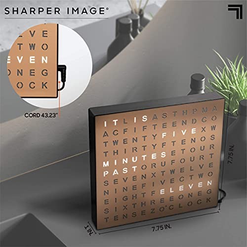 Jual Must Have Sharper Image Light Up Electronic Plug In Word Clock