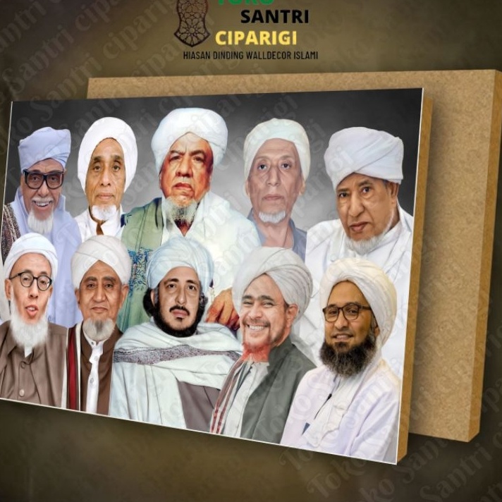 Jual Poster Kumpulan Habib Habaib Foto habib foto ulama poster habib ...