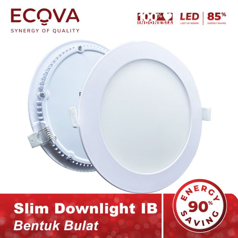 Jual Lampu LED Panel IB inbow ECOVA ( 6 / 9 / 12 / 18 watt ) | Shopee ...