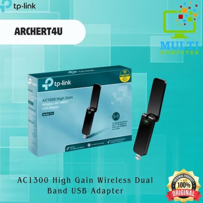 Jual TP-LINK AC1300 Wireless Dual Band USB Adapter Archer T4U | Shopee ...