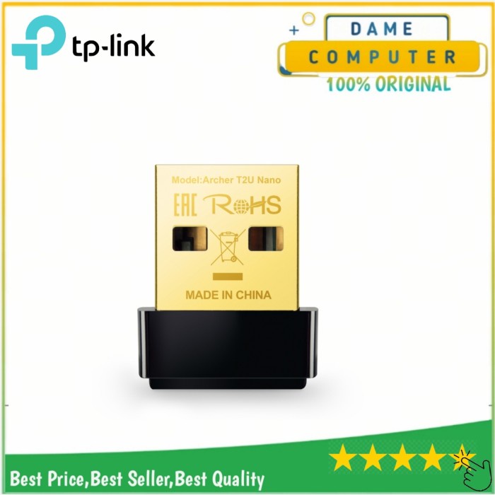 Jual TP-LINK Archer T2U Nano AC600 Nano Wireless USB Adapter | Shopee ...