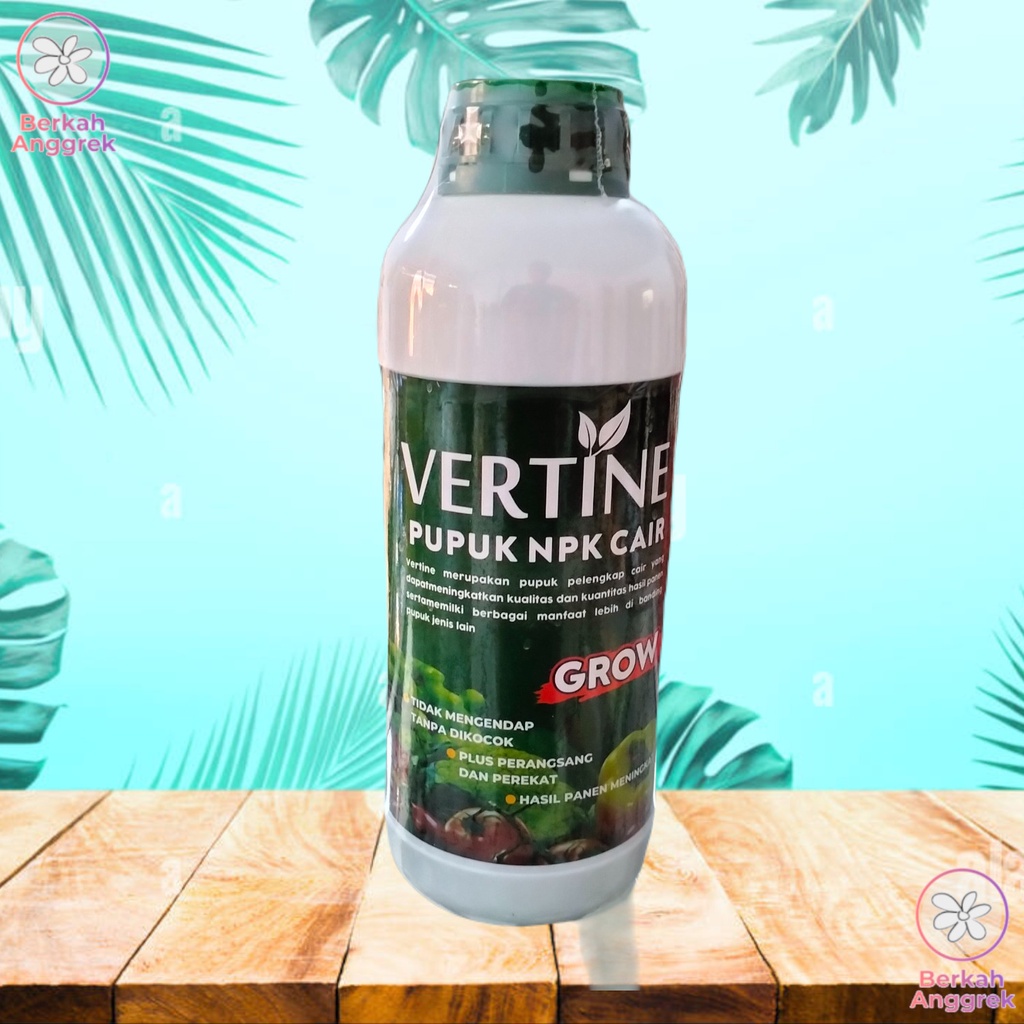 Jual Vertine Grow 1 Liter Verti N 1 Liter Pupuk NPK Cair Plus ZPT | Shopee Indonesia