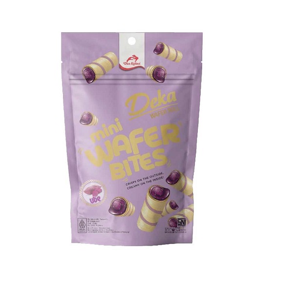 Jual DEKA WAFER ROLL MINI BITES UBE 72 GR | Shopee Indonesia