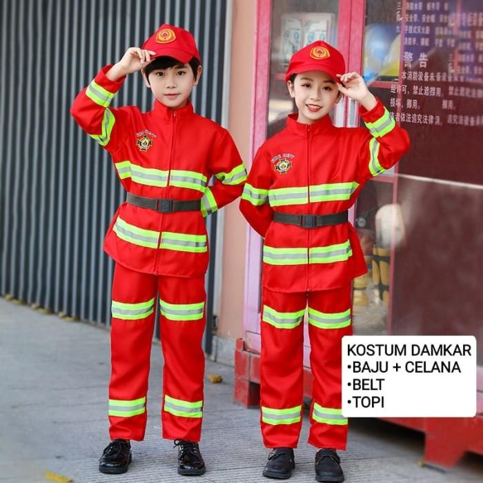 Jual Bajukiddie Kostum Profesi Cosplay Baju Pilot Fireman Jas Dokter ...