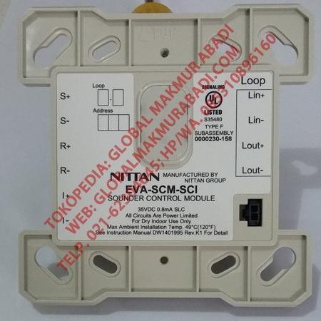 Jual NITTAN EVA SCM SCI SOUNDER CONTROL MODULE FIRE ALARM MODUL ...