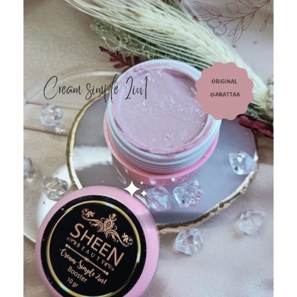 Jual Id V1h1G SHEEN BEAUTY ORIGINAL || Cream Simple 2 in 1 Booster ...