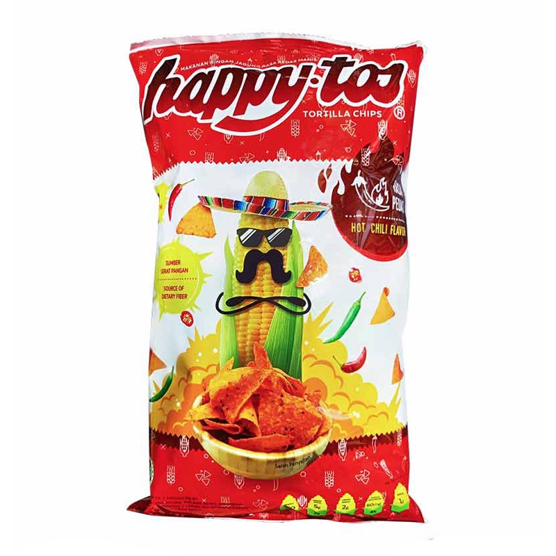 Jual happy tos Tortilla Chips Pedas 140 g | Shopee Indonesia