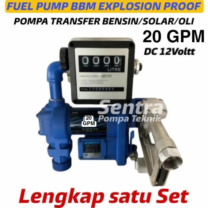 Jual Fuel Pump Explosion Proof Pompa Transfer Bbm Bensin/Solar/Oli Dc ...