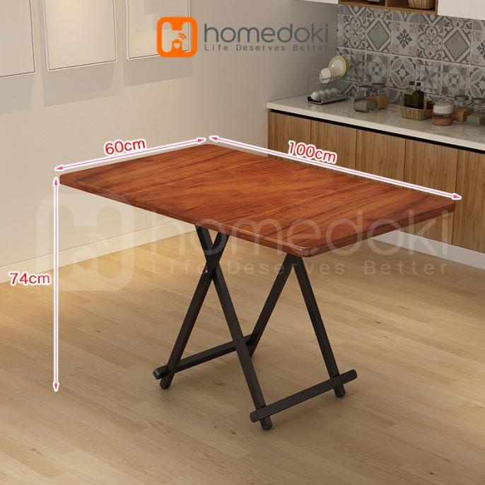 Jual Meja Lipat Portable/ Meja Makan portable/ Meja Lipat Besi/ Meja ...