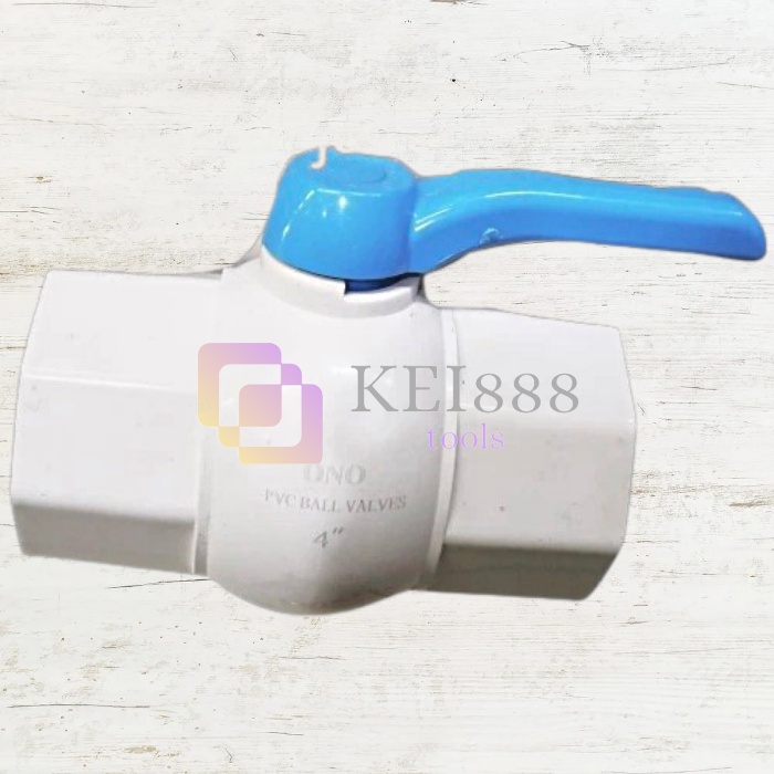 Jual Ball Valve PVC ONO Tebal - Stop Kran Plastik 2 1/2" 3", 4" INCH | Shopee Indonesia