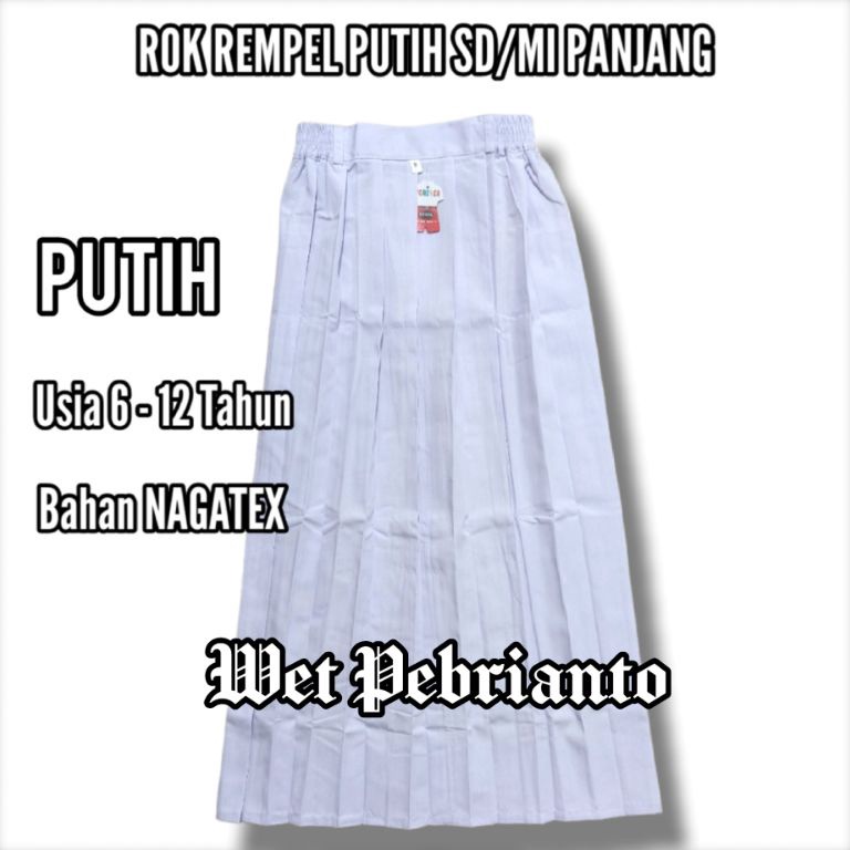 Jual Hxo94 Rok Rempel Putih Panjang Seragam Sekolah SD Anak Perempuan .,.,.,.., | Shopee Indonesia