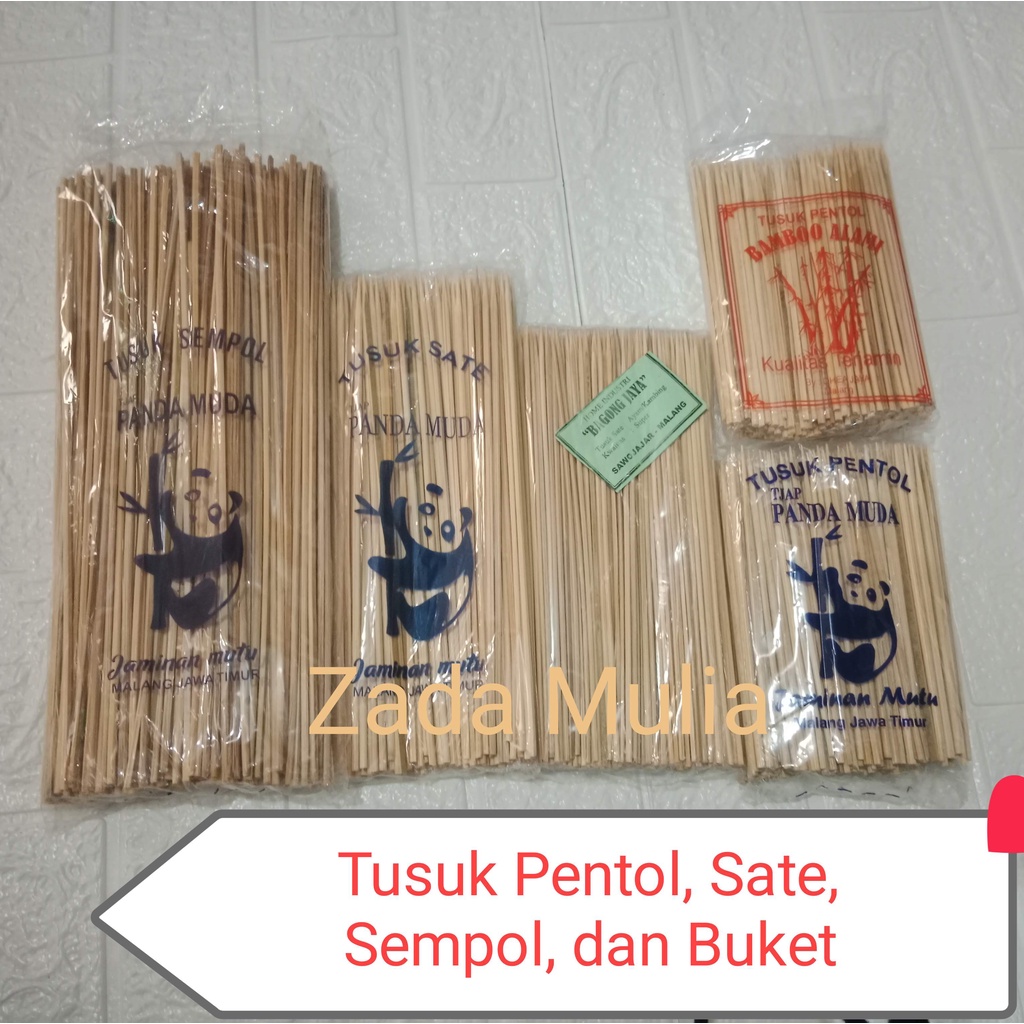 Jual Tusuk Sate Pentol Sempol 1 pack, Tusukan Bambu Buket | Shopee ...