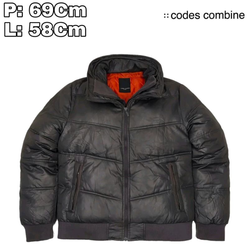 Jual J205 Jaket Bomber Bommber Codes Combine Winter Parka Tebal Musim ...
