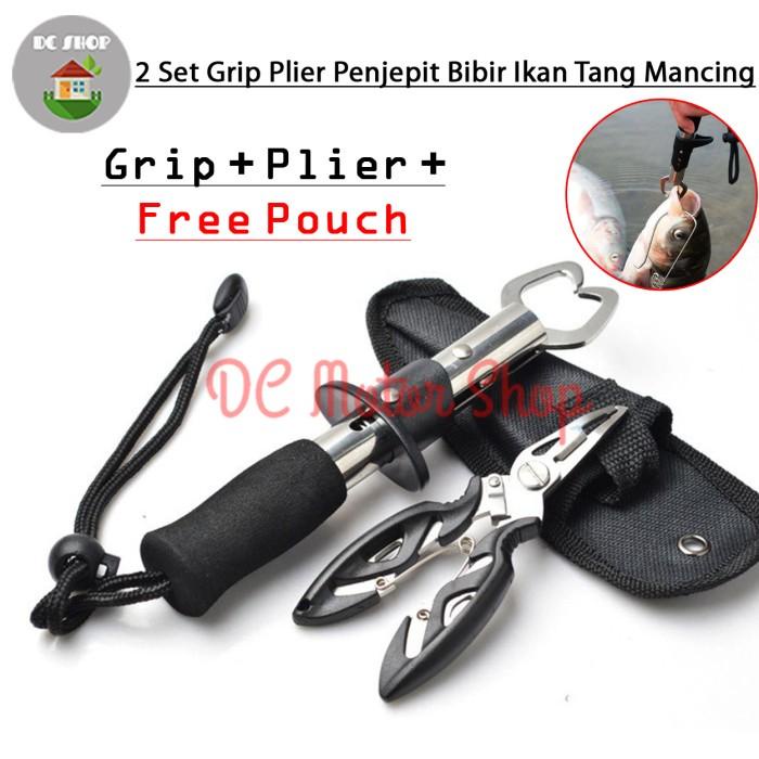 Jual Grip Plier 2 Set Penjepit Bibir Ikan Tang Mancing Alat Jepit ...