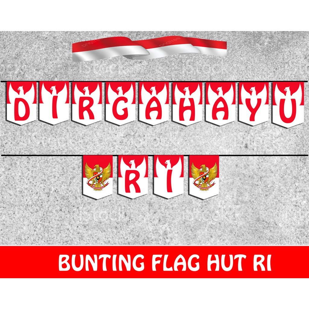 Jual BANNER DIRGAHAYU REPUBLIK INDONESIA HUT RI 80 DEKORASI HIASAN ...