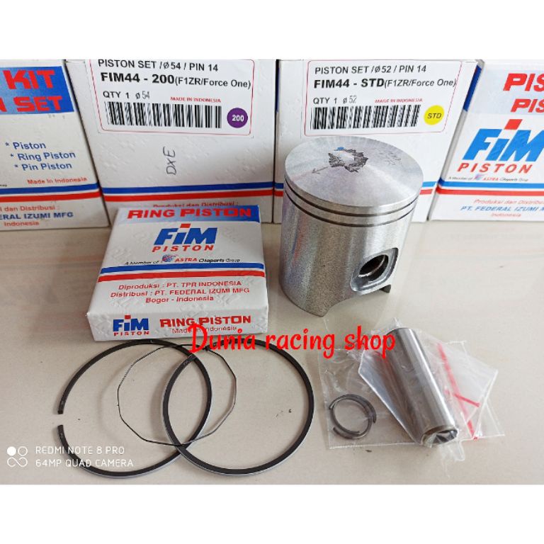 Jual New Stock!.. Piston Fim Seher Fim RX king F1ZR Force one Standar ...