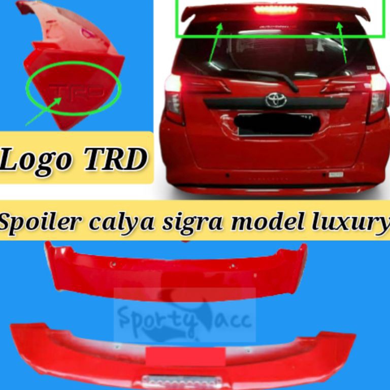 Jual Terbaru!.. Spoiler calya sigra model luxury trd dan luxury GR ...