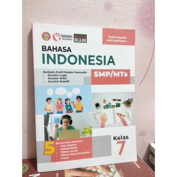 Jual BUKU BAHASA INDONESIA KELAS 7/VII/1 SMP MTS/KURMER/ KURIKULUM MERDEKA | Shopee Indonesia