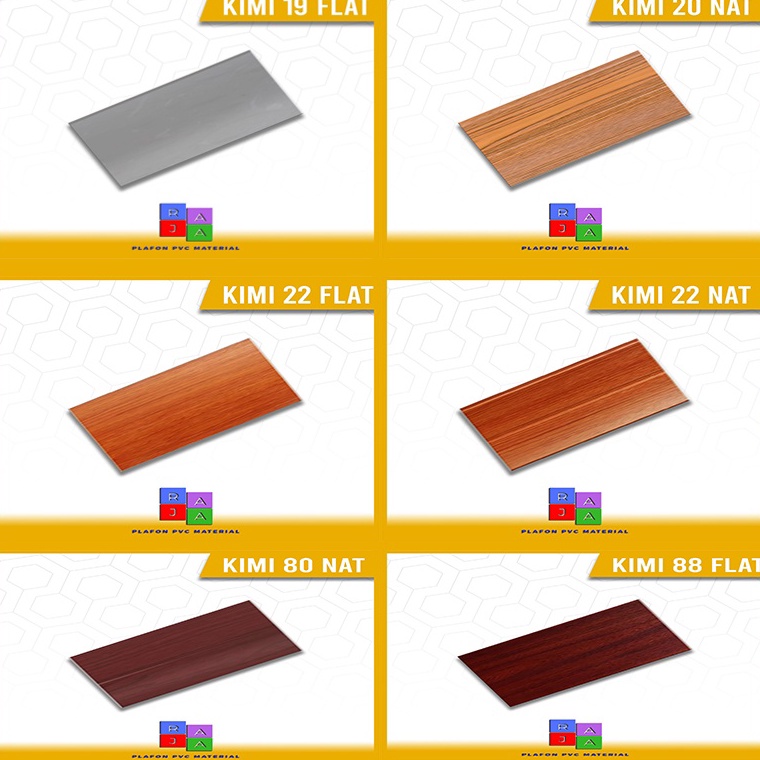 Jual Plafon PVC Aneka Motif Doff Harga permeter Garansi 2 Tahun Merk ...