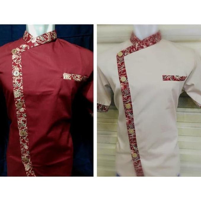 Jual BAJU SERAGAM KERJA BATIK WAITER WAITRES KOKI CHEF KAFE RESTO HOTEL ...