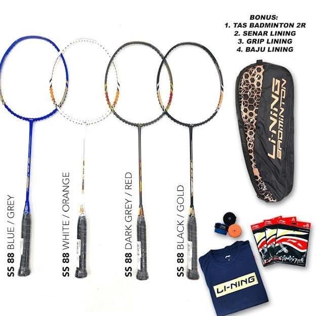 Jual LINING SUPER SERIES SS 88 RAKET BADMINTON ORIGINAL | Shopee Indonesia