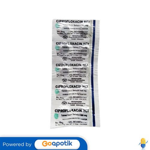 Jual CIPROFLOXACIN NOVAPHARIN 500 MG STRIP 10 TABLET | Shopee Indonesia Jual CIPROFLOXACIN NOVAPHARIN 500 MG STRIP 10 TABLET | Shopee Indonesia