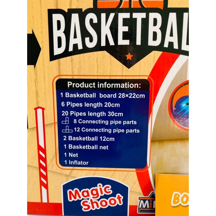 Jual Mainan Anak Basketball Game Timezone Ring Bola Basket Big Size ...