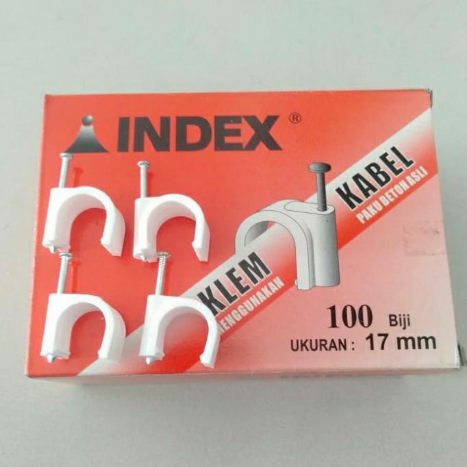 Jual .........] Index Klem/ Clamp Kabel Size 17mm | Shopee Indonesia
