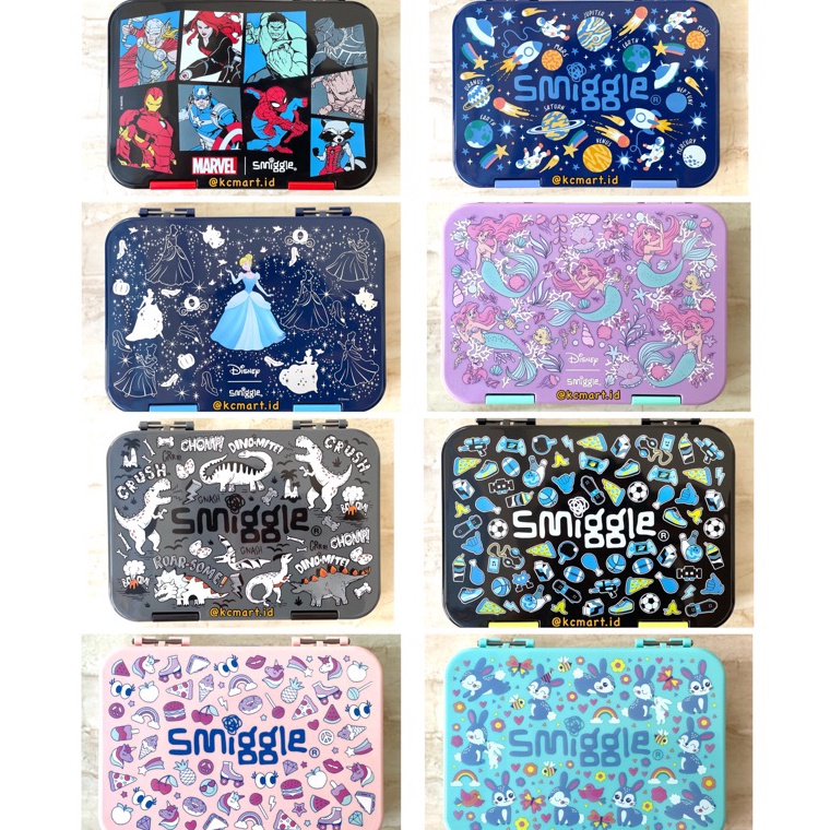 Jual Ready stock Smiggle Lunch Box Bento Box Yum Box Sky Hi Kotak Bekal ...