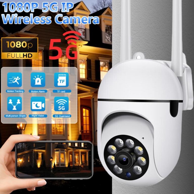 Jual STOK TERBATAS IP CAM OUTDOOR V380 WIFI PTZ SPEED DOME 8MP CAMERA ...