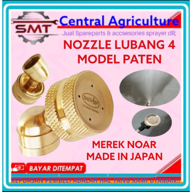 Jual NOZZLE LUBANG 4 NOAR MODEL PATEN MADE IN JAPAN | Shopee Indonesia