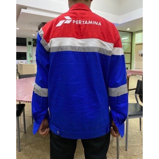 Jual ALAT KESELAMATAN SERAGAM PERTAMINA / KEMEJA WEARPACK / KEMEJA ...