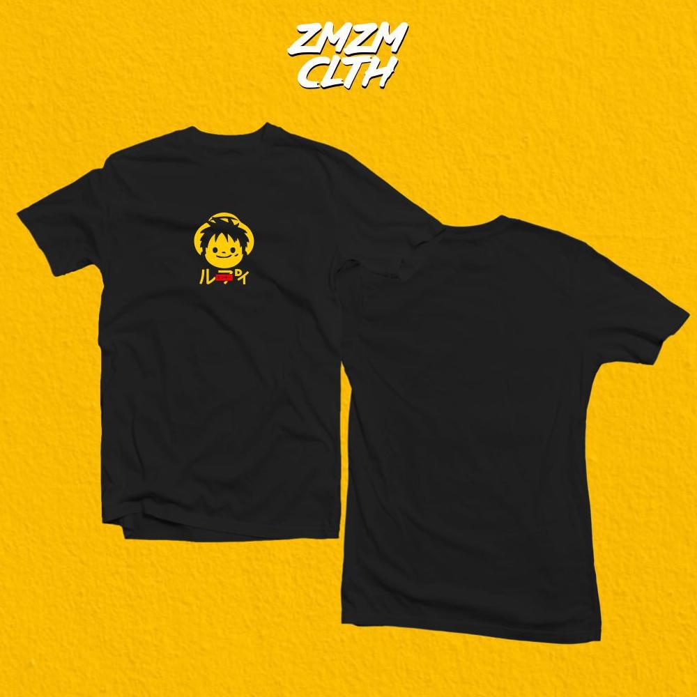Jual DNA439 Kaos ANIME MONKEY D LUFFY ONE PIECE MUGIWARA LUFFY TOPI ...