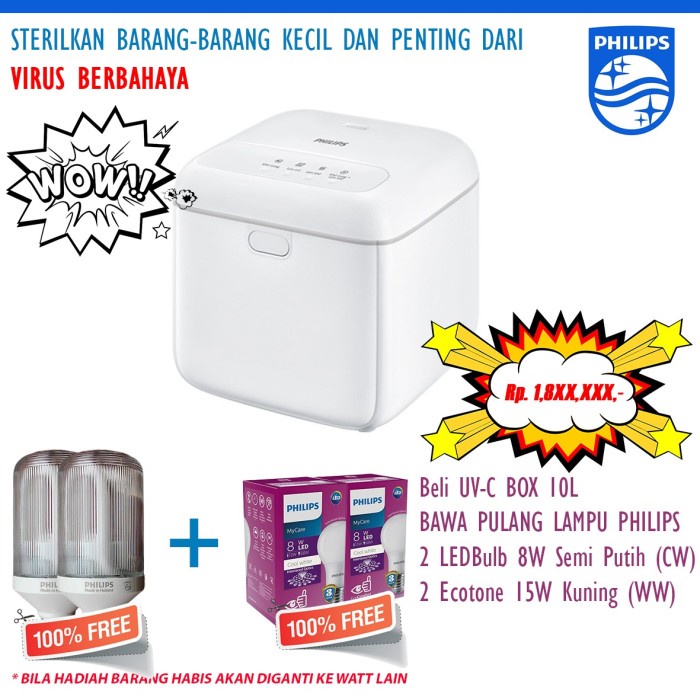 Jual PHILIPS UVC disinfection box 10L TC GM | Shopee Indonesia