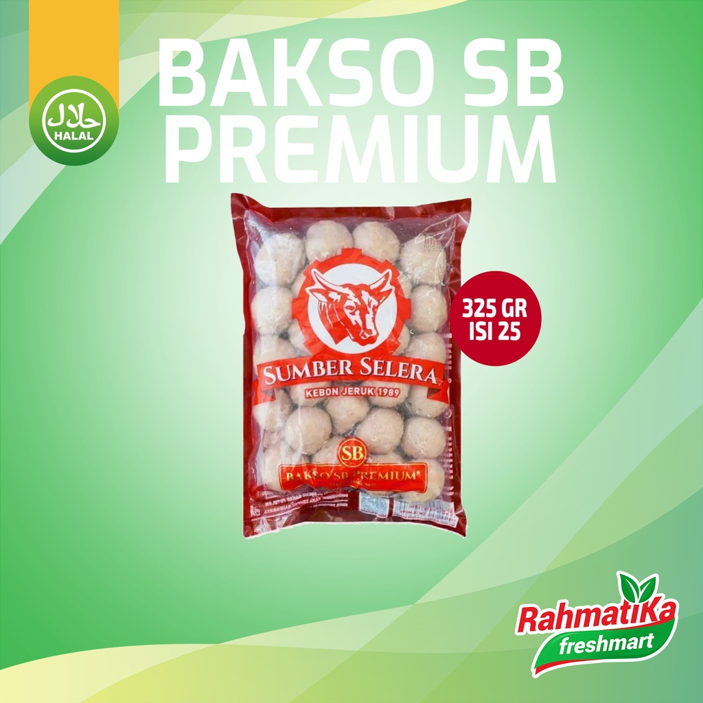 Jual Bakso SB Premium Isi 25 / Bakso Sumber Selera 325 gram (Frozen ...