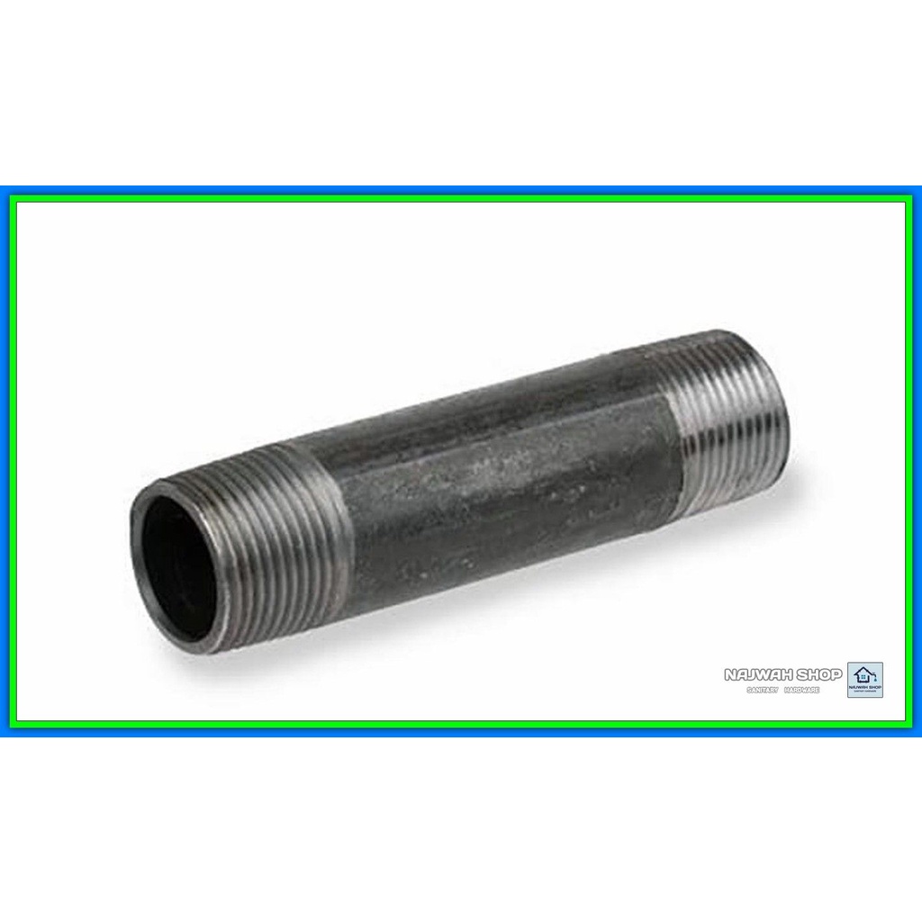 Jual Pipa Nepel Pipe Nipple 2" inch X 30 cm Carbon Steel Besi Pipa ...